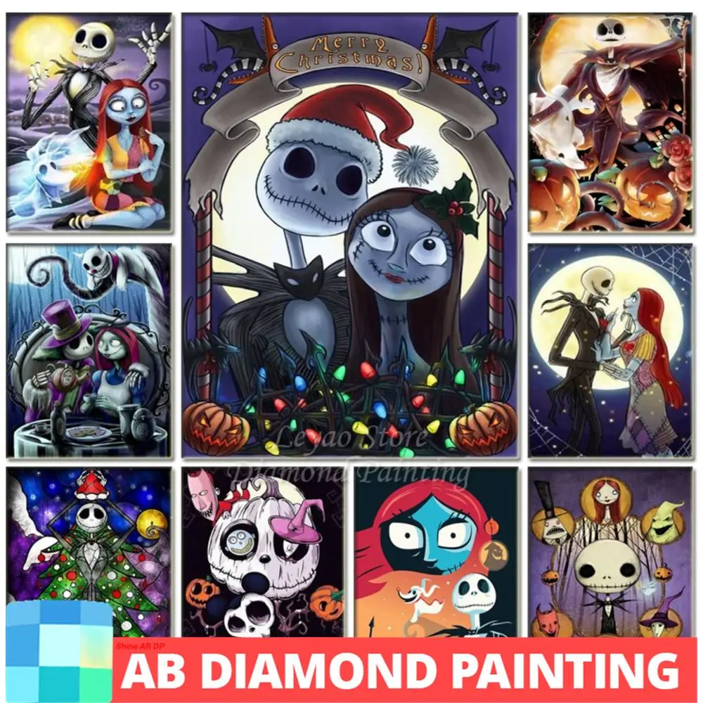 AB-Disney-5D-Diamond-Painting-Cartoon-Nightmare-Before-Christmas-Jack ...