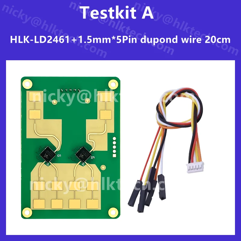 Hi-Link-New-Mini-HLK-LD2461-24GHz-2T4R-High-performance-microstrip-antenna-Human-Perception ...