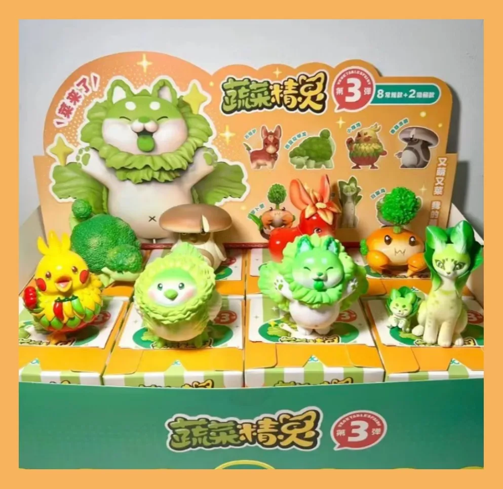 Vegetable Fruit Fairy 3 Blind Box Mystery Caja Figure Kawaii Animal ...