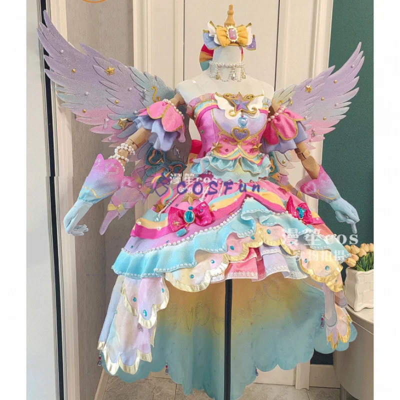 Aikatsu! Nijino Yume Cosplay Costume Women Lolita Dress Fancy Party ...