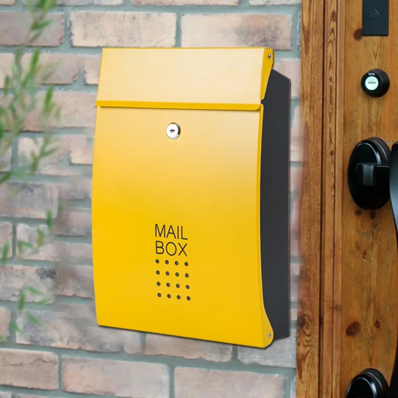 Mailbox Outdoor Villa Mailbox Continental Letter Box Wall Hanging Bar ...