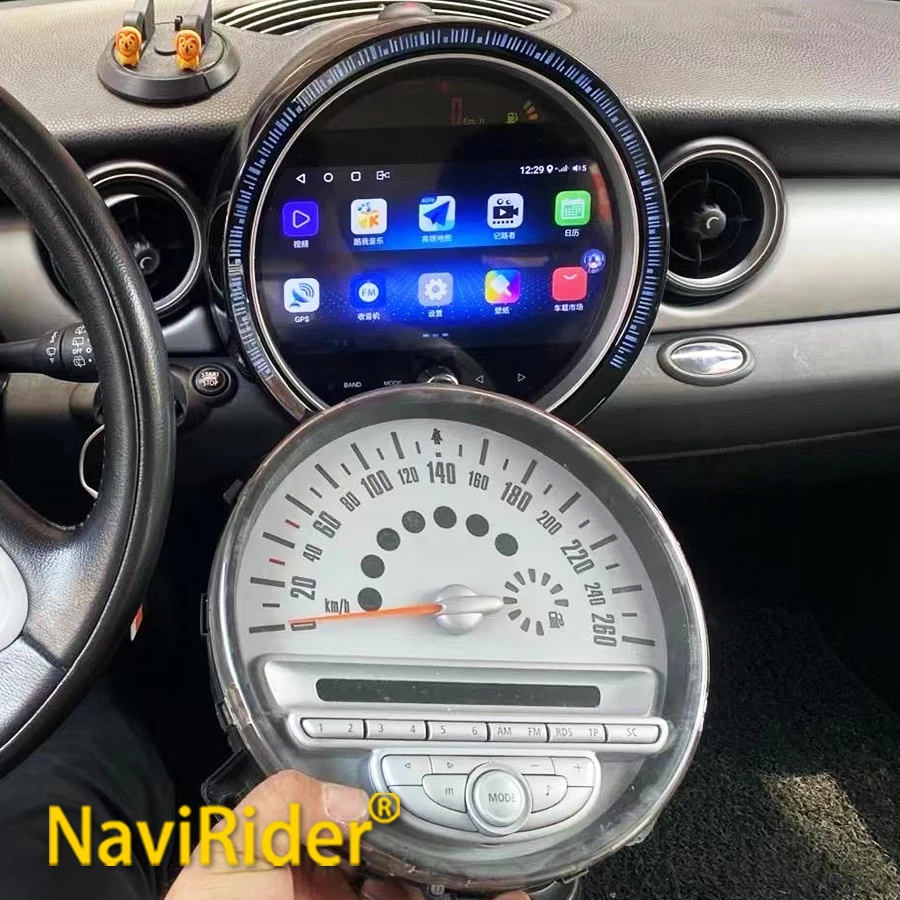 Android 256GB Wireless CarPlay Android Auto For BMW Mini Cooper R55 R56 ...