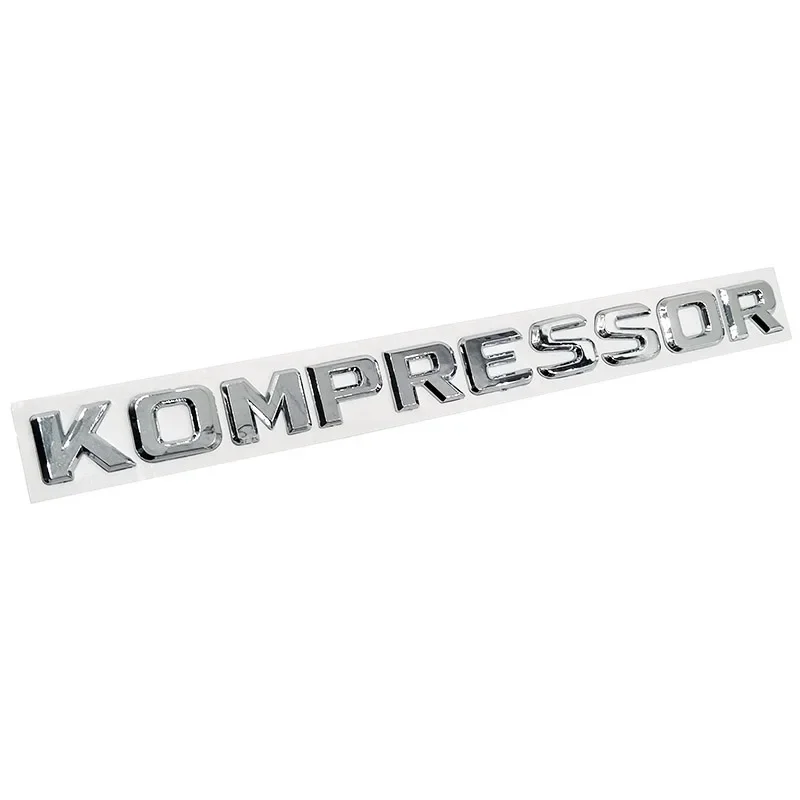 Chrome-Plastic-KOMPRESSOR-Logo-Badge-Emblem-3D-Sticker-for-Mercedes ...