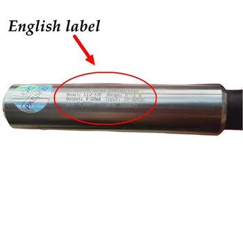 12-24VDC H2O Liquid level sensor integrate level transmitter input type ...