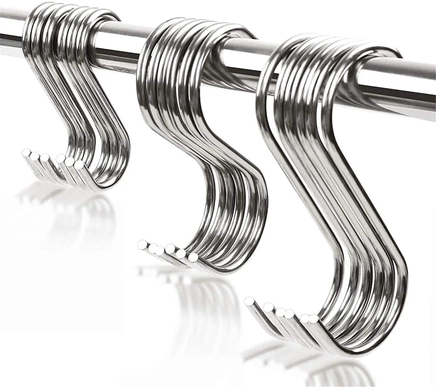 Stainless-Steel-S-Shape-Hook-Kitchen-Bedroom-Multi-function-Railing-S ...