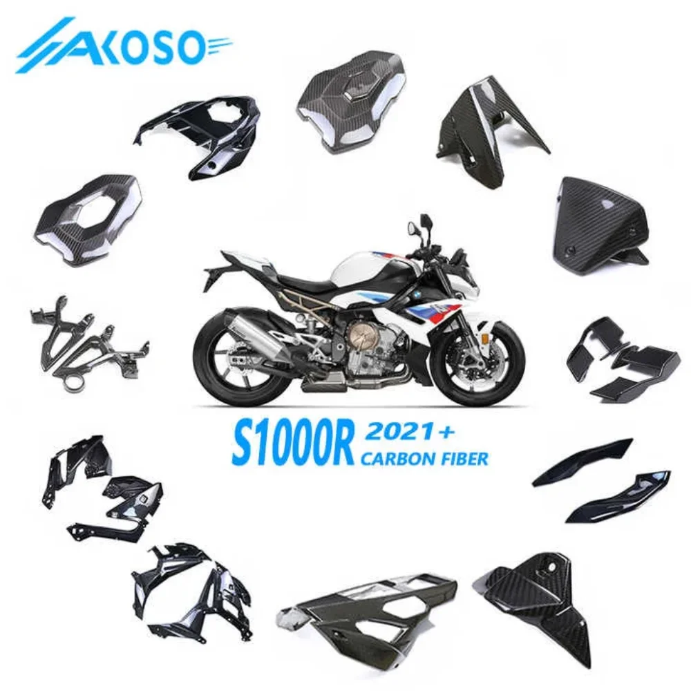 100-Full-Pure-3K-Dry-Carbon-Fiber-Motorcycle-Body-Fairings-Modification ...