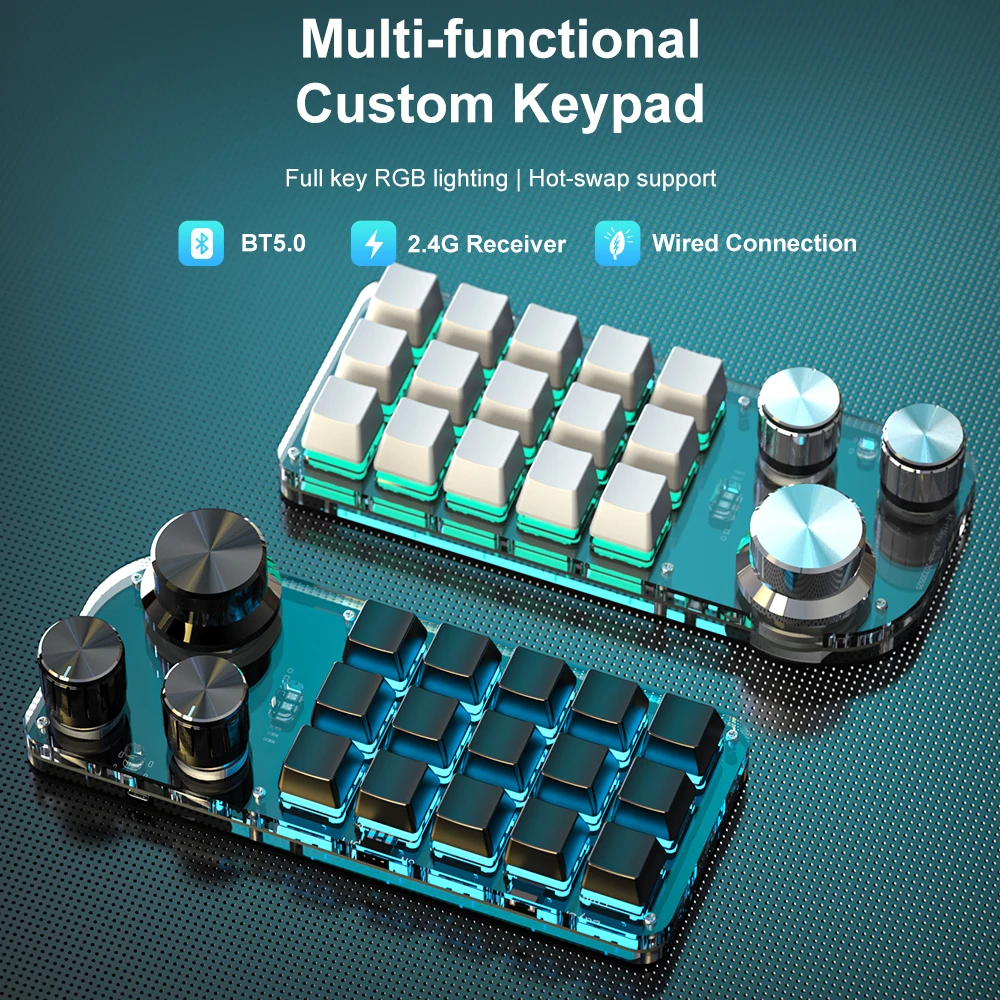 2024-New-BT5-0-Programming-Custom-Macro-Keyboard-RGB-Mechanical ...