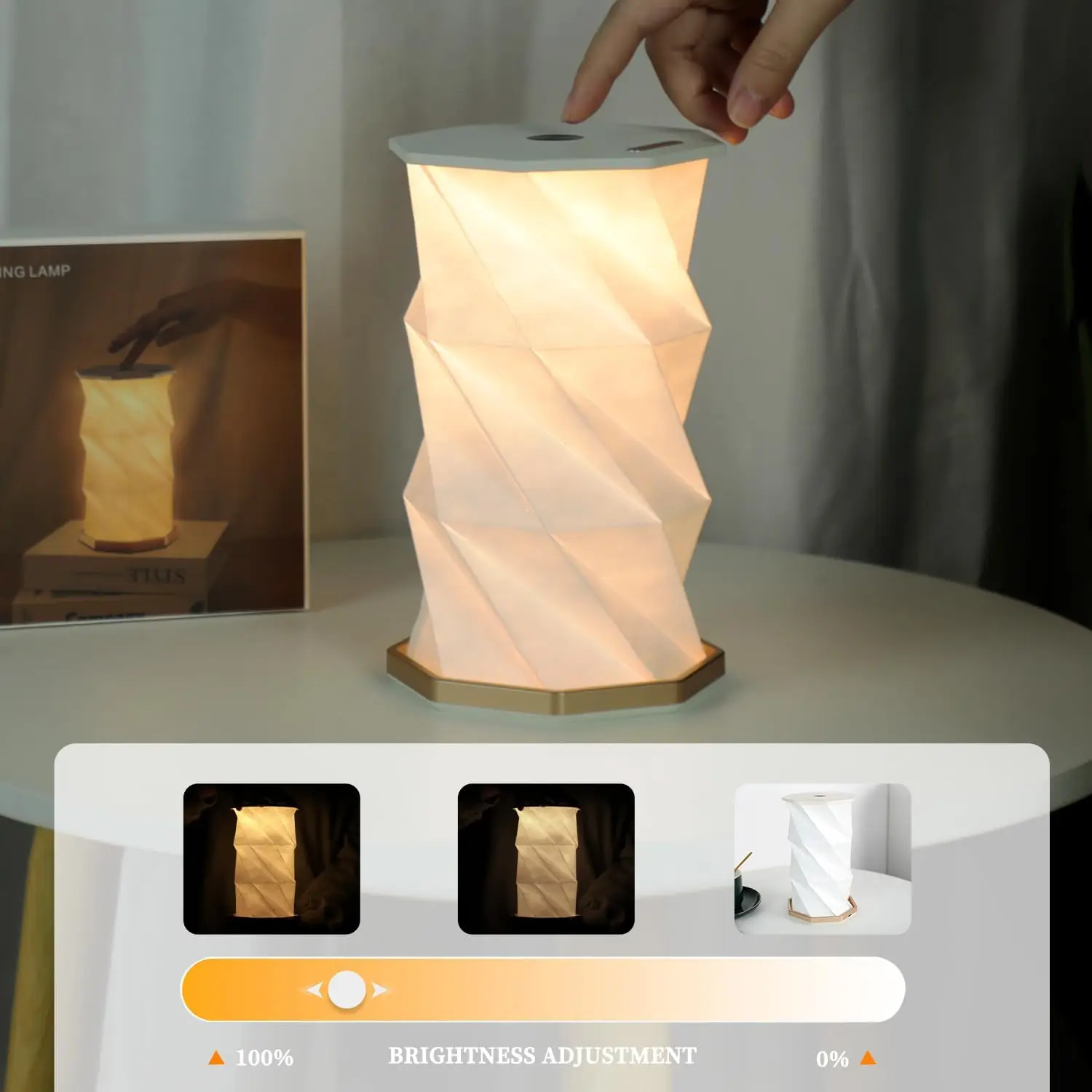 Деревянная складная настольная лампа OMlamp | AliExpress