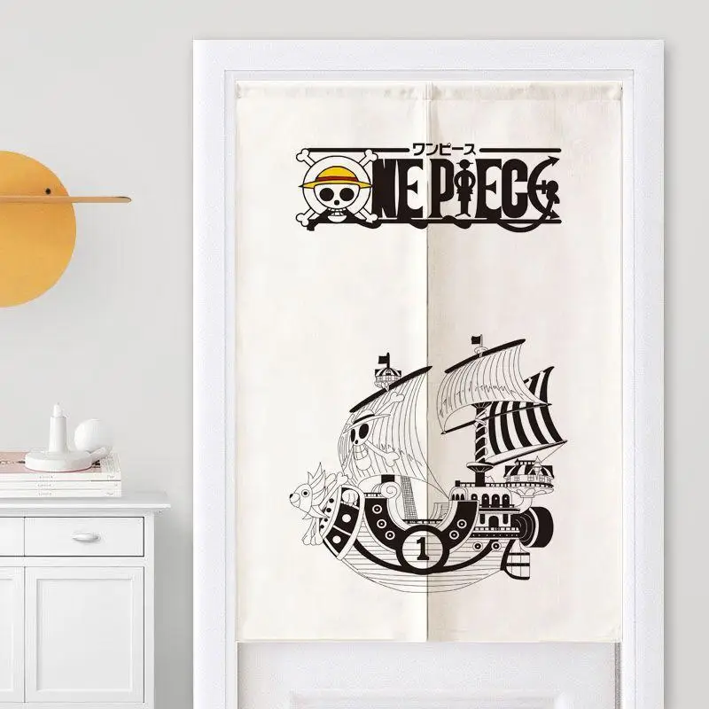 One-Piece-Luffy-Decor-Printing-New-Door-Curtain-Cherry-Partition ...