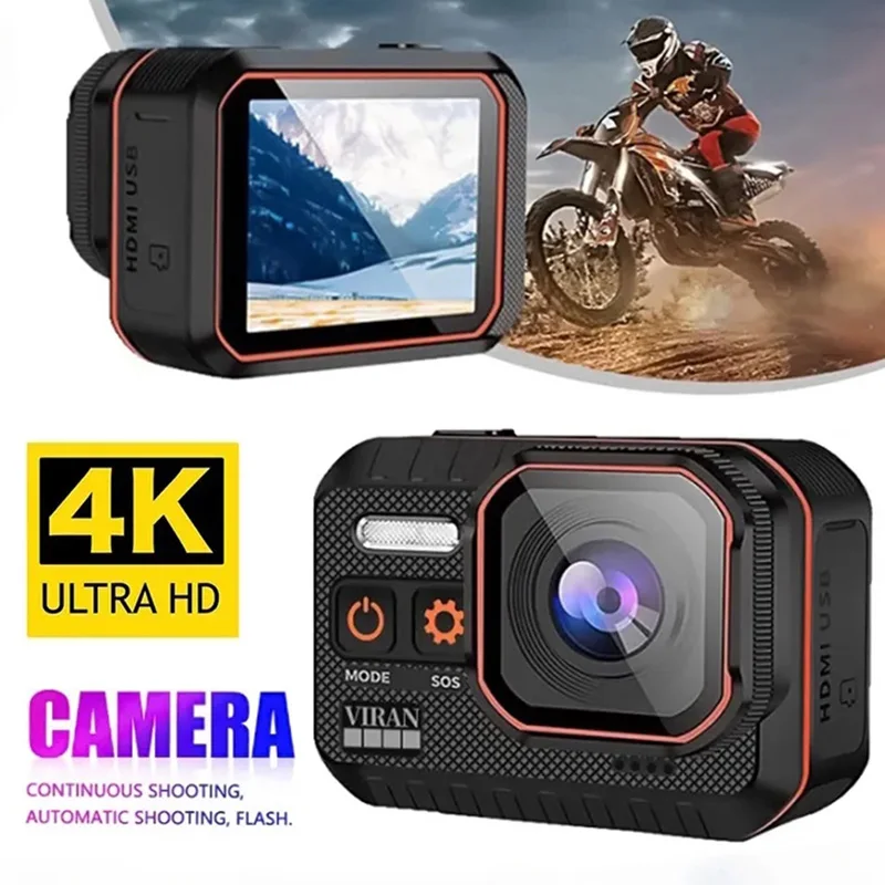 4K-Mini-Camera-60FPS-With-Remote-Control-Screen-Waterproof-Sport-Camera ...