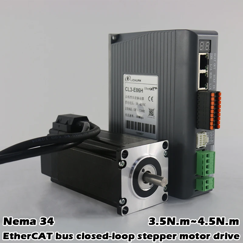 Lichuan Kit de controlador de Motor paso a paso de bucle cerrado, máquina 3D de 2 fases EtherCAT ...