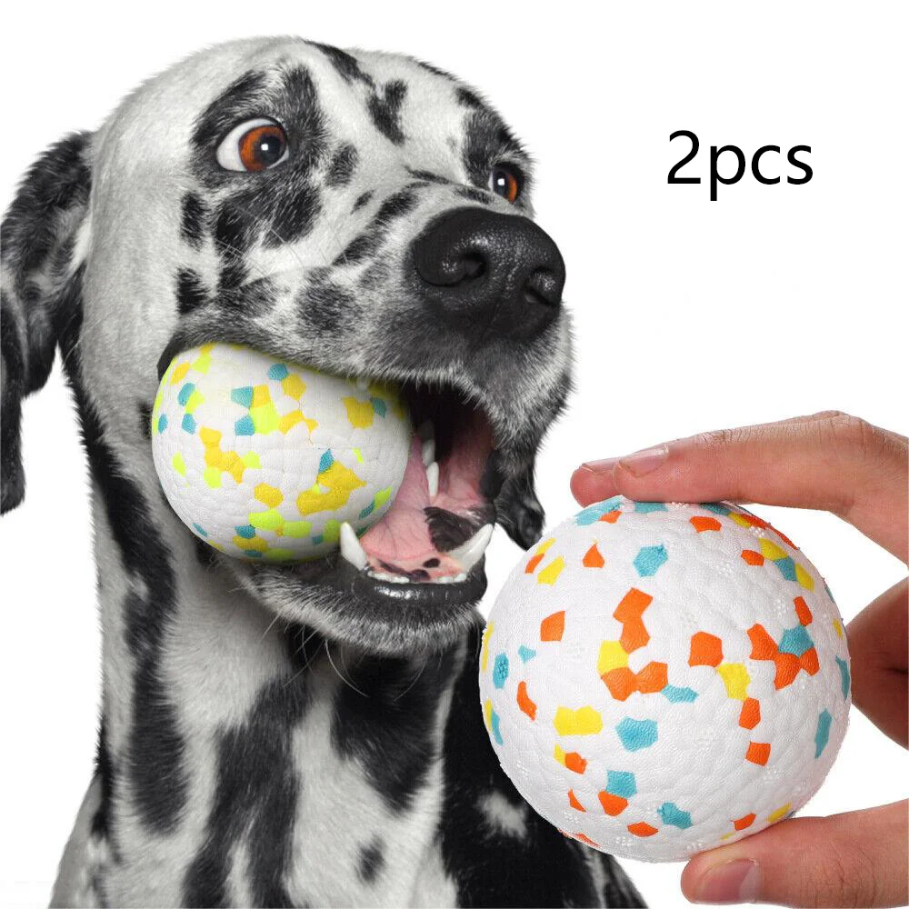 Pet Dog Toy Super Bite Resistant Ball Light Chew ETPU Ball High Elastic ...