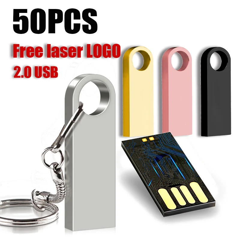 50PCS Free Custom LOGO High Speed Pen Drive USB Flash Drive 4GB 8GB 2.0 ...