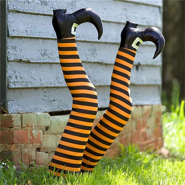 Witch Legs And Shoes Pattern