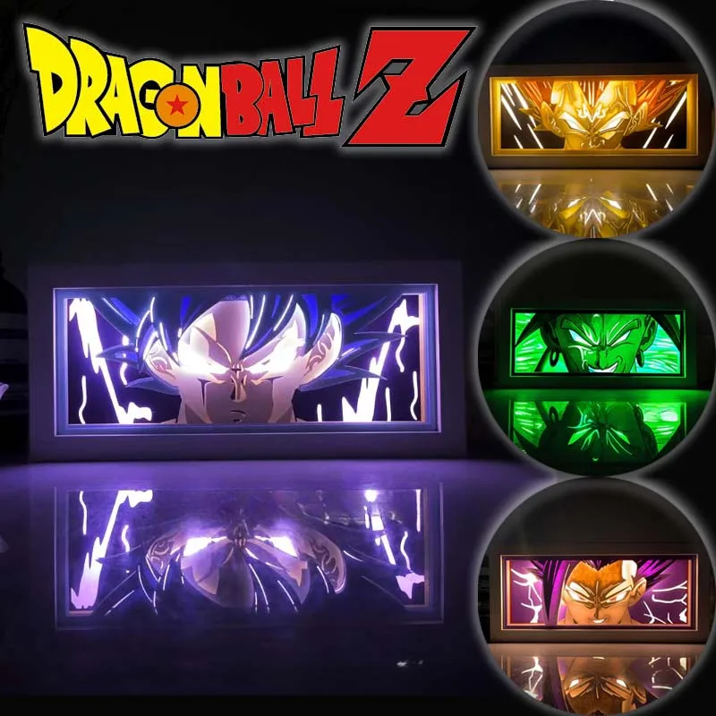 Dragon-Ball-Son-Goku-Night-Light-Anime-Paper-Cut-Shadow-Light-Box-l ...