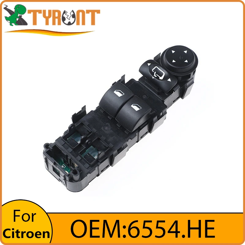 New-TYRNT-Main-Driver-Car-Window-Lift-Control-Switch-Button-6554-HE-For ...