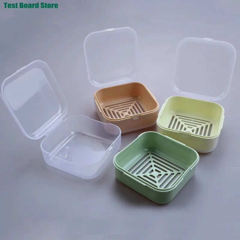 1Pce Mini Soap Box in Morandi Colors – Travel Leakproof Style, Suitable ...
