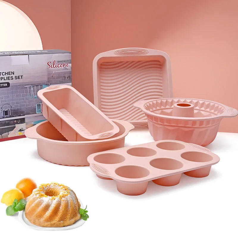 Multi-Styles-Chiffon-Cake-Silicone-Baking-Tray-Mold-DIY-Toast-Bread ...