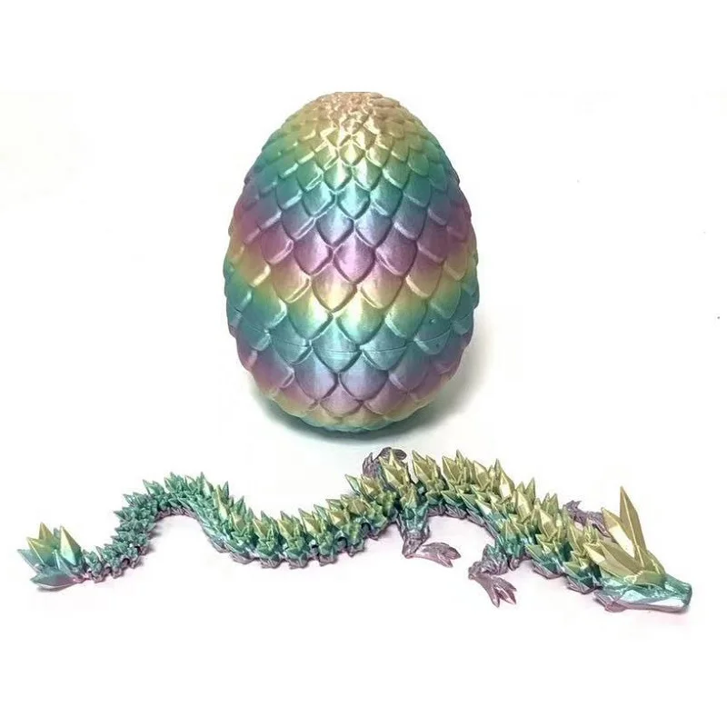 Printed-3D-Rotatable-Articulated-Dragon-without-Egg-Ideal-Gift-Gem ...