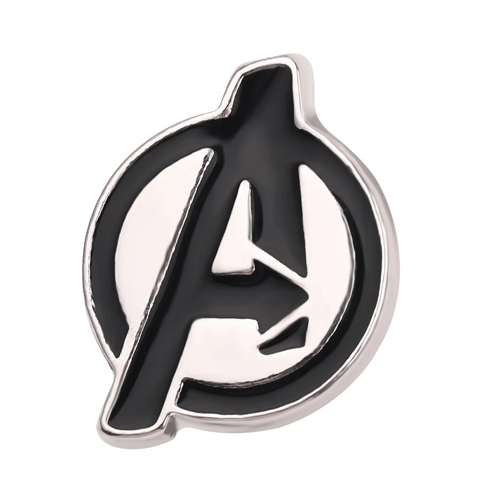Logotipo-de-Los-Vengadores-de-Marvel-broche-de-moda-Pin-de-esmalte-de ...