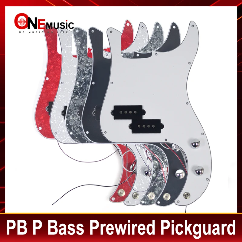 PB-P-Bass-Prewired-Loaded-Pickguard-Scratch-Plate-with-Pickup-for-4 ...