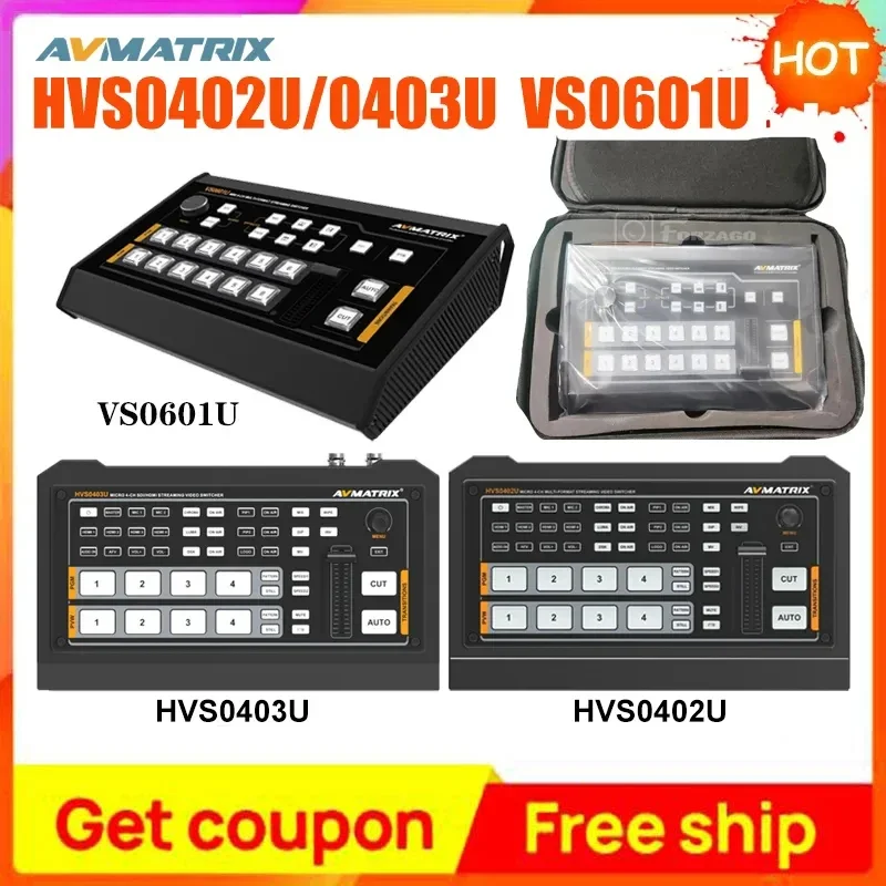 Avmatrix-HVS0402U-HVS0403U-VS0601U-Video-Switcher-6CH-SDI-HDMI-compatibleI-for-Streaming-TV ...