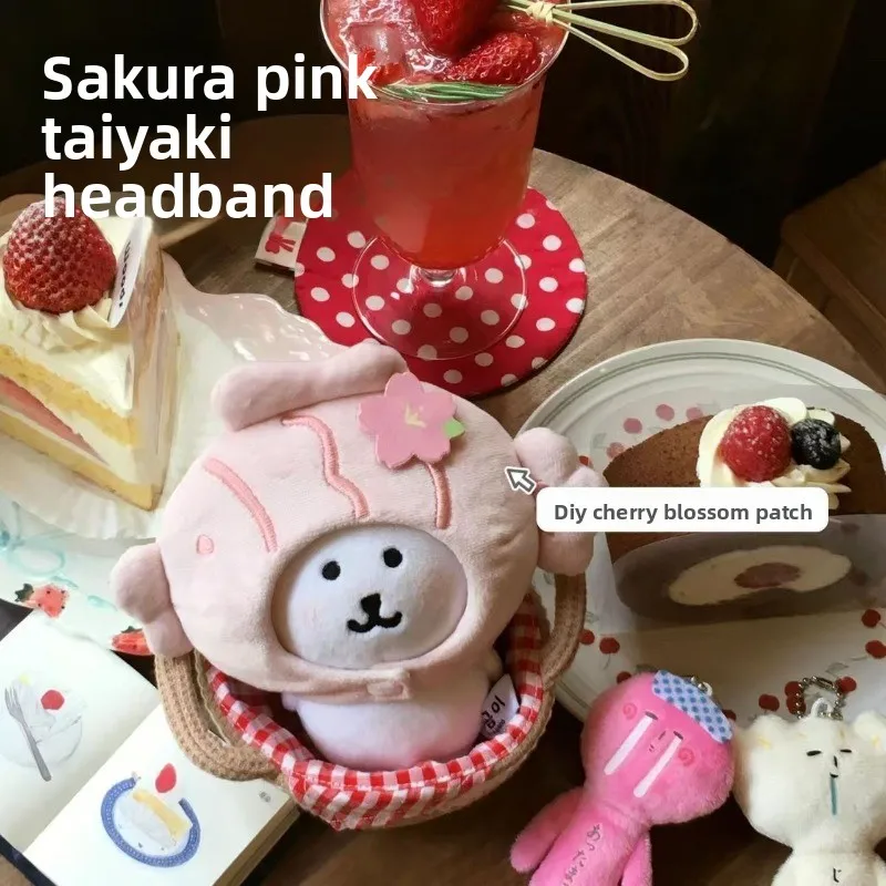 Fashion Creative Headgear Cherry Blossom Flavor Self-deprecating Bear ...