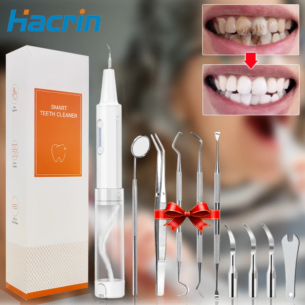 Ultraschall Zahn reiniger Zahnstein Eliminator Plaque Entferner ...