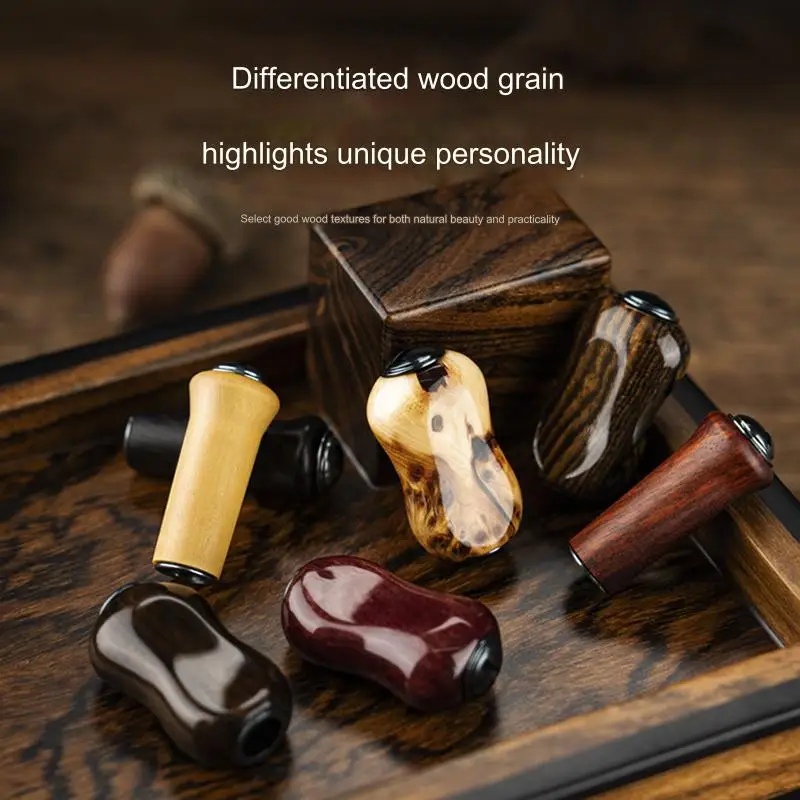 1Pcs-Solid-Wood-Handle-Fishing-Wheel-Arm-Metal-Handle-Fishing-Reel ...