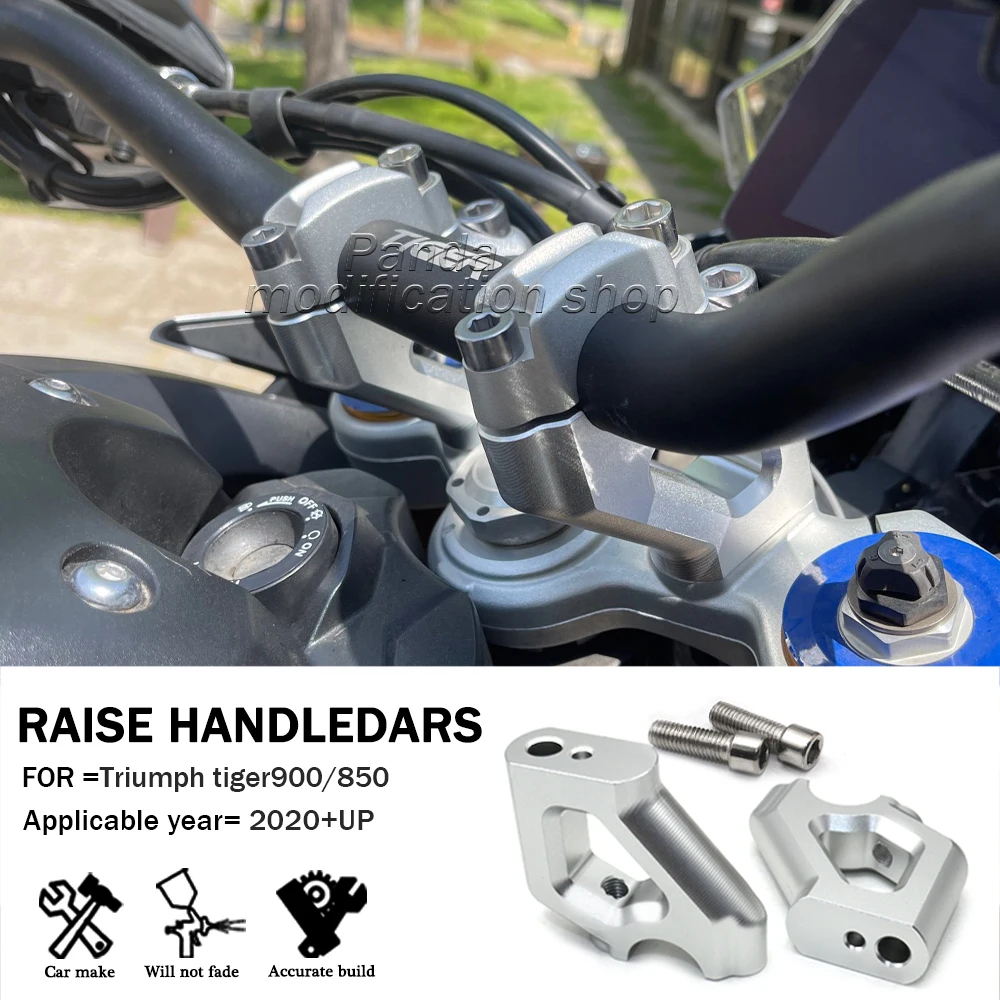 Motorcycle-Handle-Bar-Riser-Clamp-Extend-Handlebar-For-Tiger-900-GT-PRO ...