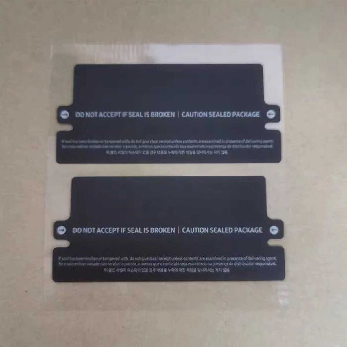 10PCS-Box-Packaging-Protective-Label-Sealing-Sticker-Film-For-Samsung ...