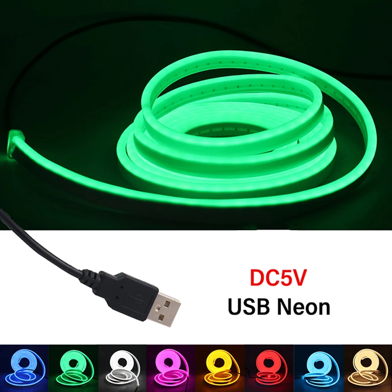 5V-USB-Led-Neon-Strip-Lights-Tape-For-Living-Gaming-Room-Decoration ...