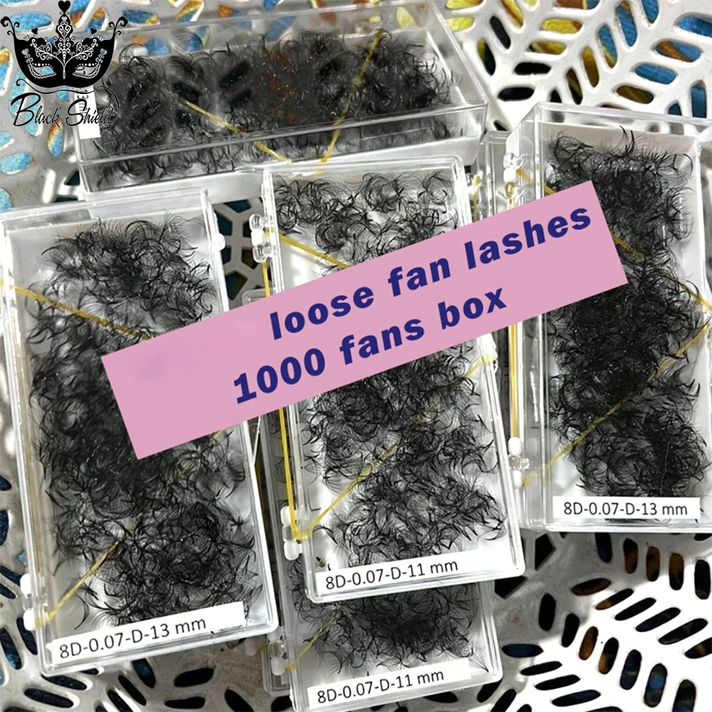 1000-Fans-Loose-Fan-Lashes-Eyelash-Extensions-Thin-Pointy-Base-Premade ...
