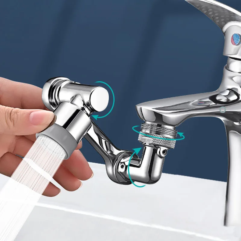 Metal-Steel-Faucet-Extender-Aerator-Bubbler-Nozzle-Black-1080-Universal ...