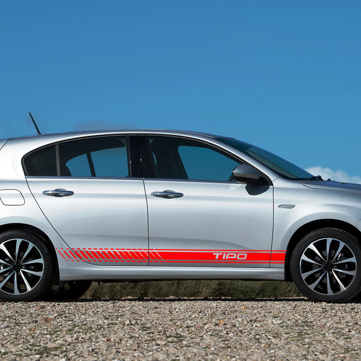 2PCS-Car-Door-Side-Sticker-For-Fiat-Strada-Talento-Tipo-Toro-Panda-500 ...