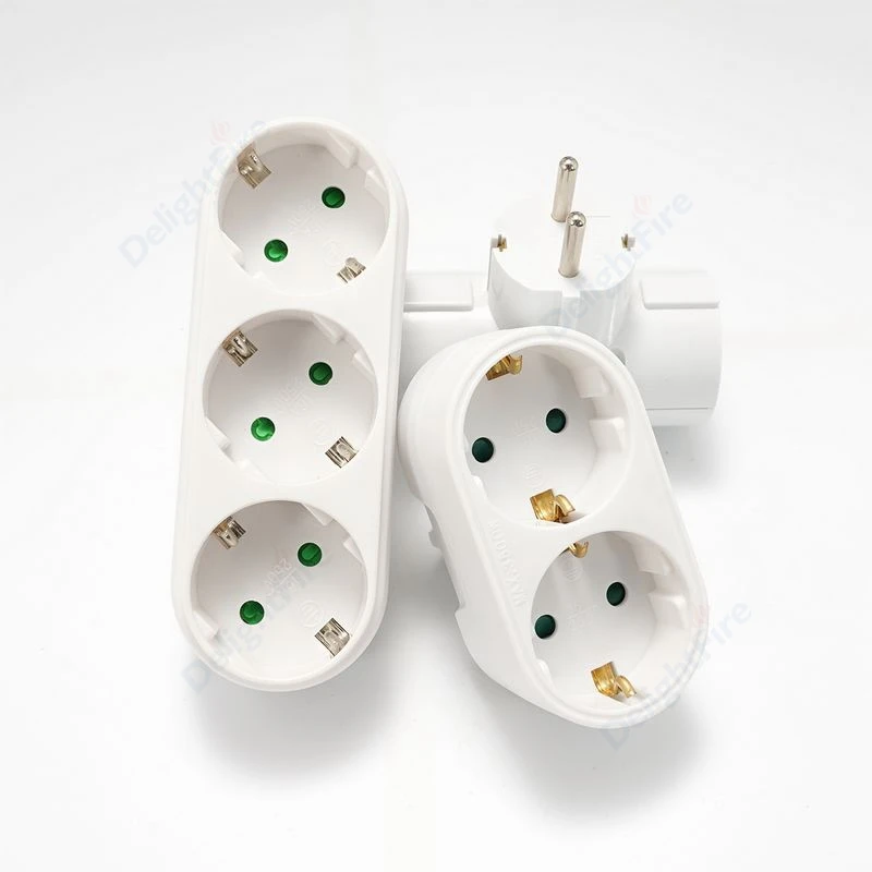 EU-Electrical-Socket-3-Outlets-European-Standard-Adapter-Expansion ...