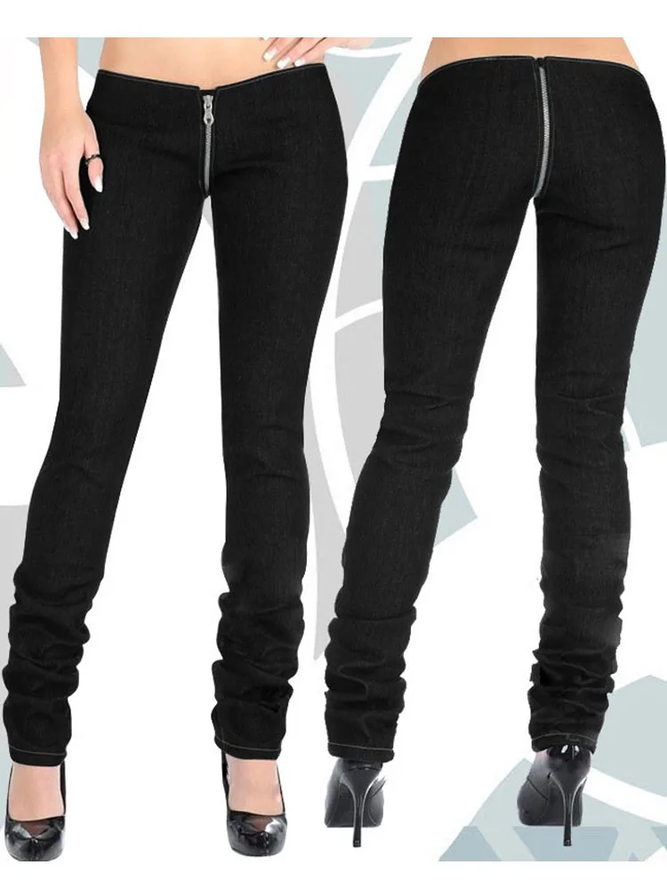 Womens-Low-Waist-Zipper-Open-Crotch-Denim-Trousers-Jeans-Pencil-Pants ...