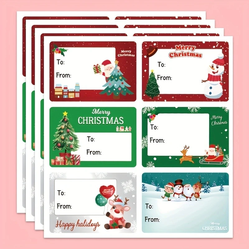 90pcs-Christmas-Label-Stickers-6-Giant-Designs-Written-on-Christmas ...