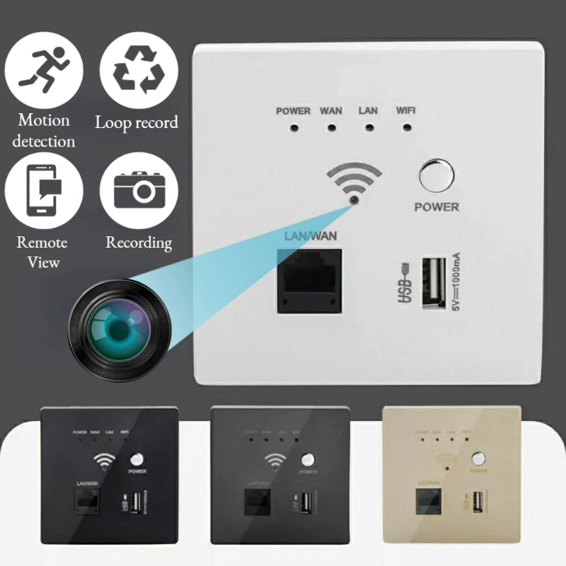 1080P-Full-HD-Mini-Camera-Indoor-Wireless-Wall-Outlet-Cam-WiFi-Router ...
