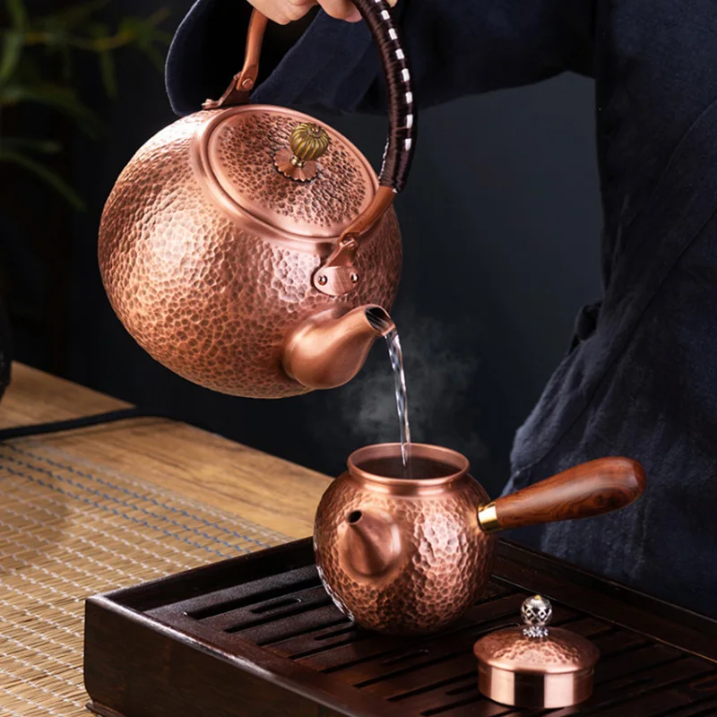 GIANXI-Red-Copper-Teapot-Chinese-Tea-Ceremony-Handmade-Pure-Tea-Kung-Fu ...