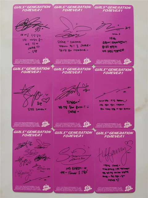 Snsd Autograph 2022