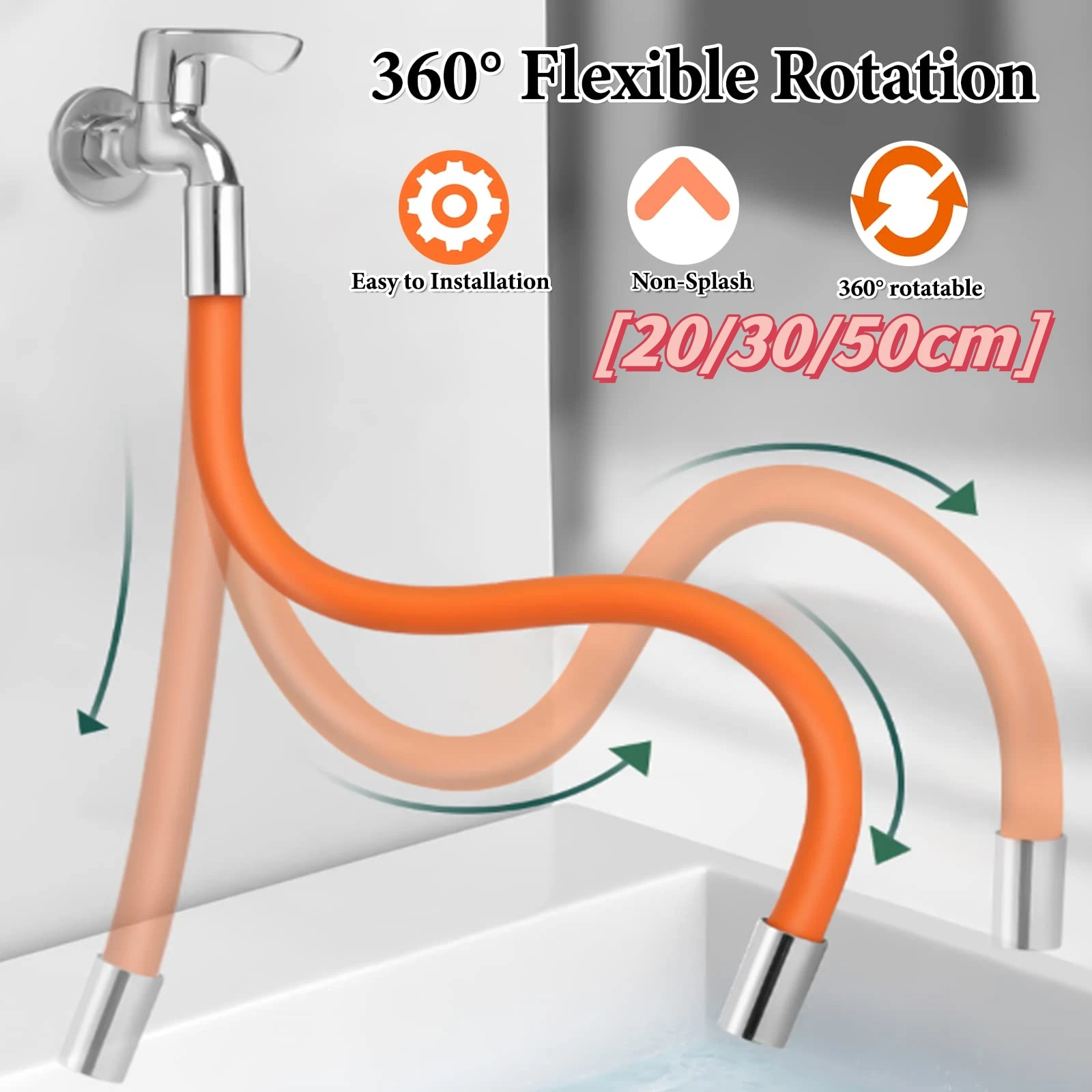 Kitchen-Faucet-Extension-Extender-Universal-360-Rotating-Silicone ...