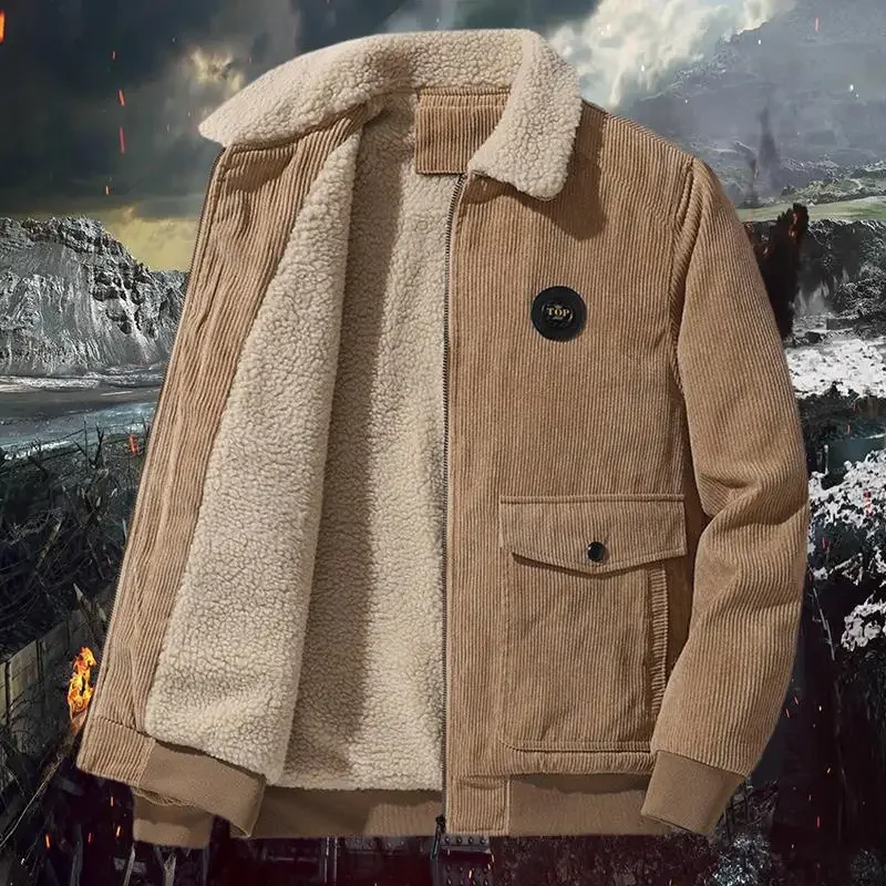 Thickened-Fleece-lined-Corduroy-Lamb-Wool-Jacket-Men-s-Winter-Cotton ...