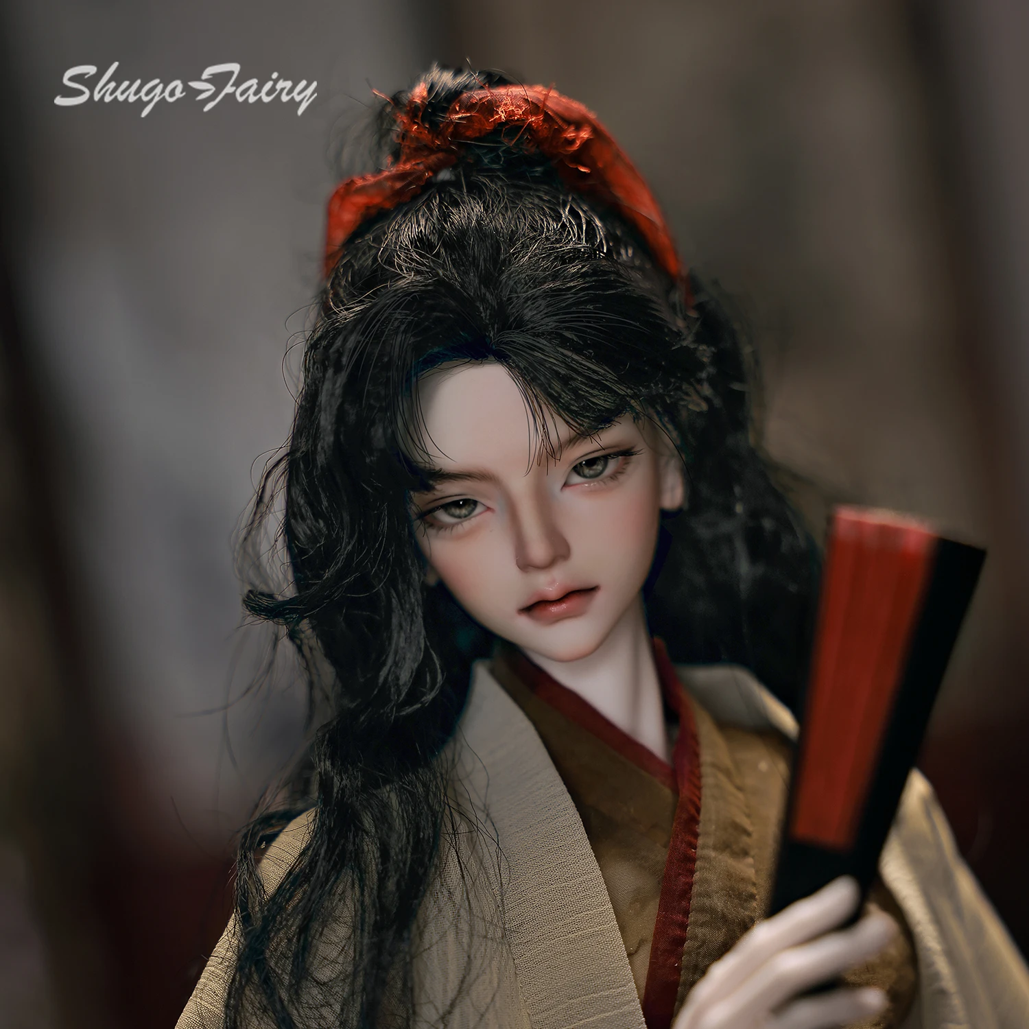 Shugafairy Morty B Original BJD Doll 1/4 45cm with Bubo Wuxia Style Swordsman Male Ball Jointed ...