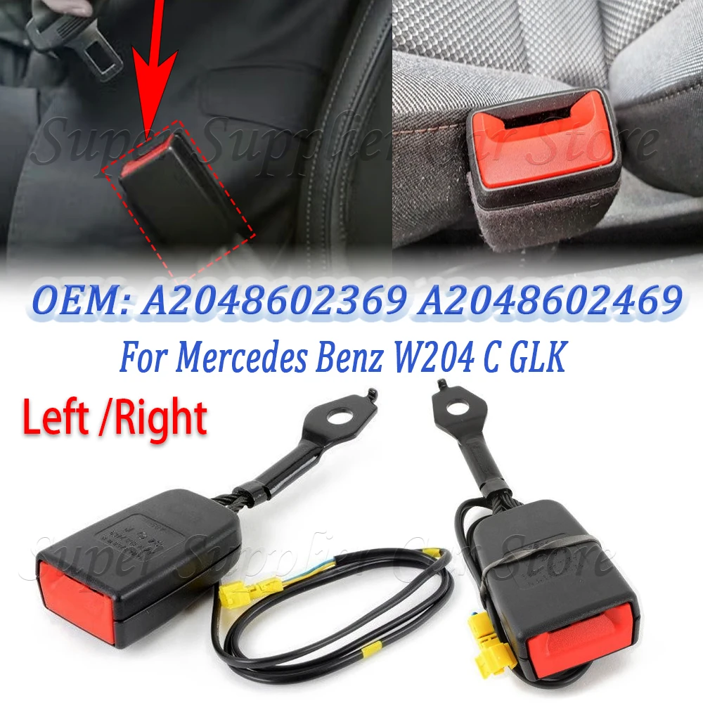 Boucle de ceinture de sécurité pour voiture, 1/2 pièces, pour Mercedes ...