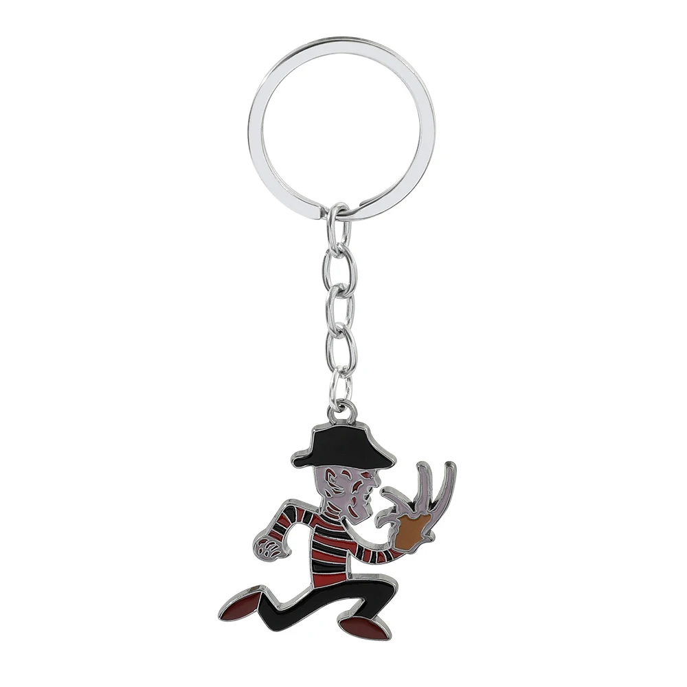 Horror-Movie-Keychain-Killer-Figure-Metal-Badge-Pendant-Keyring ...