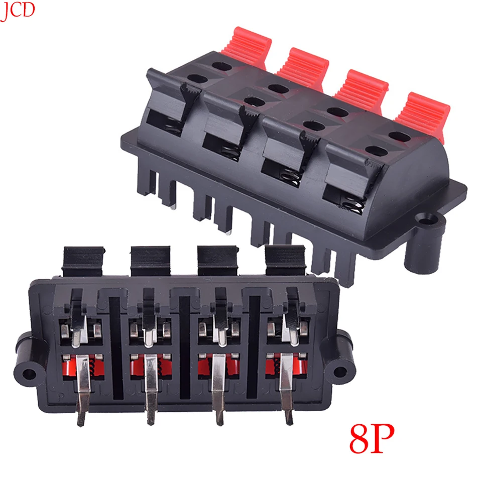 Speaker Wire Clips Toyvian 8pcs Speaker Wire Terminal Connector Round ...