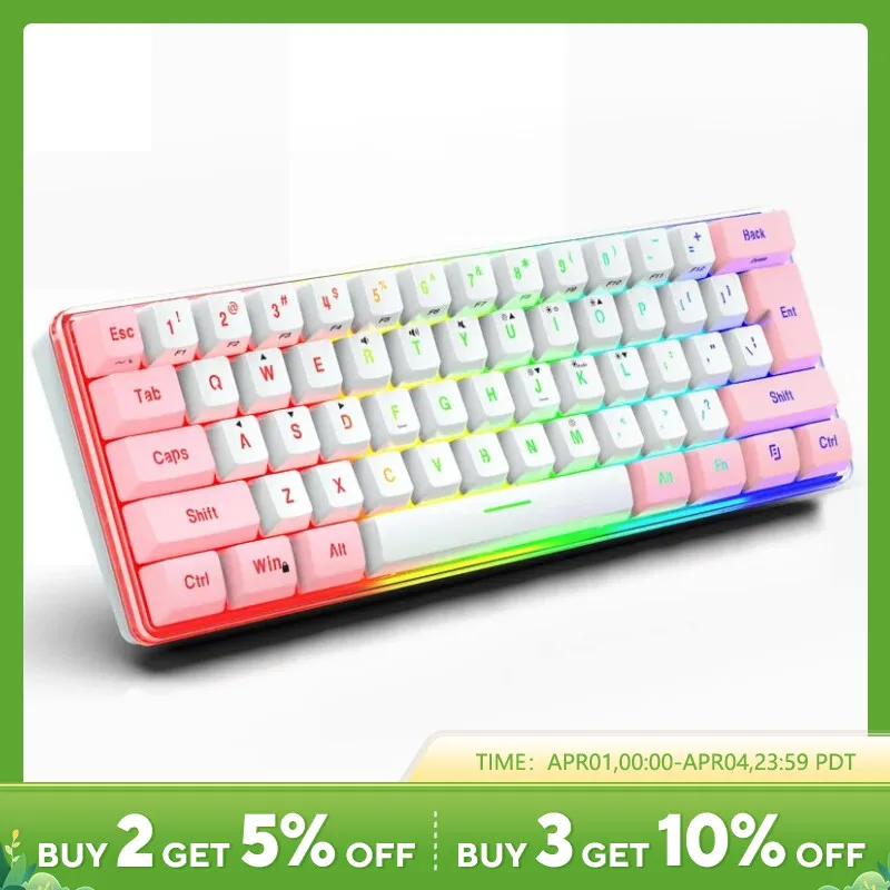 Wired-Gaming-Keyboard-Computer-Keyboards-61-Keys-Backlit-Ergonomic-USB ...