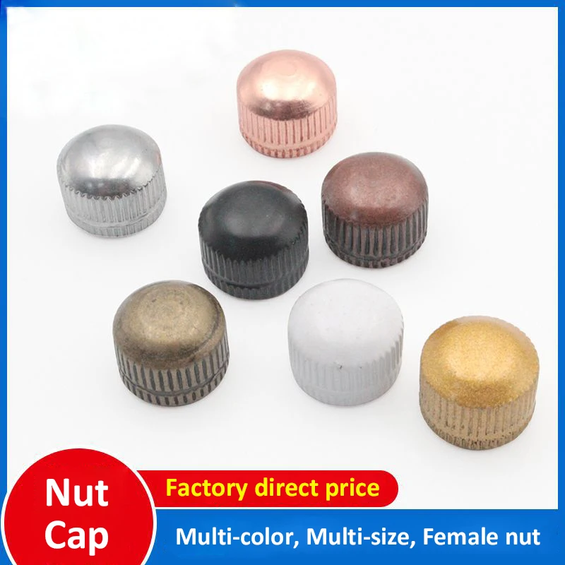 10PCS-Lot-M4-M5-Metric-Female-Nuts-Fixed-Fasteners-Metric-Inner-Threaded-Decorative-Nut-Cap ...