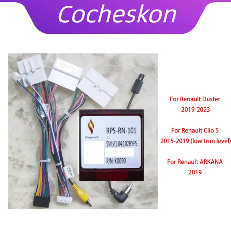Carro-Canbus-Box-Cablagem-Adaptador-Decodificador-R-dio-Android-Cabo-de ...